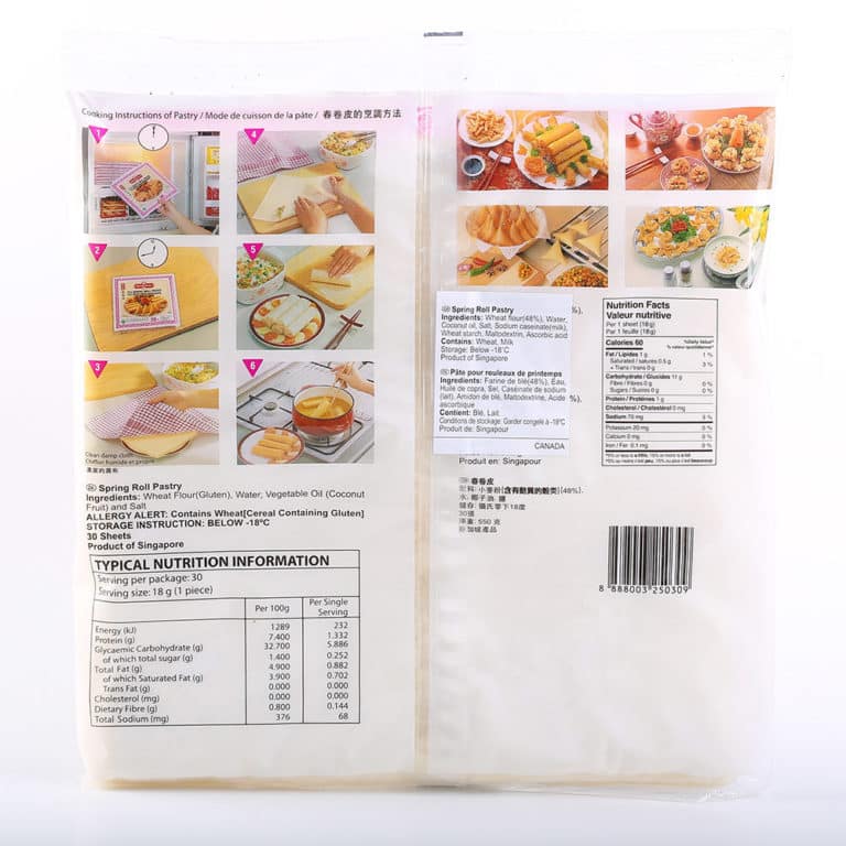 TYJ 10 Spring Roll 30/30 p" | Corinthian Distributors