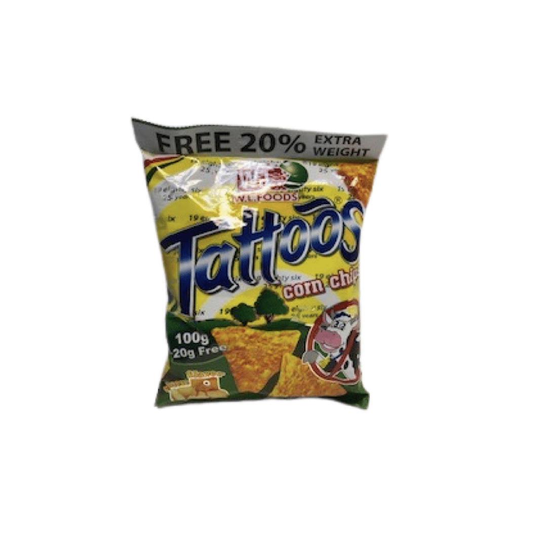TATOO Corn Chips Cheese | Corinthian Distributors