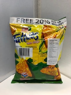 TATOO Corn Chips Cheese | Corinthian Distributors