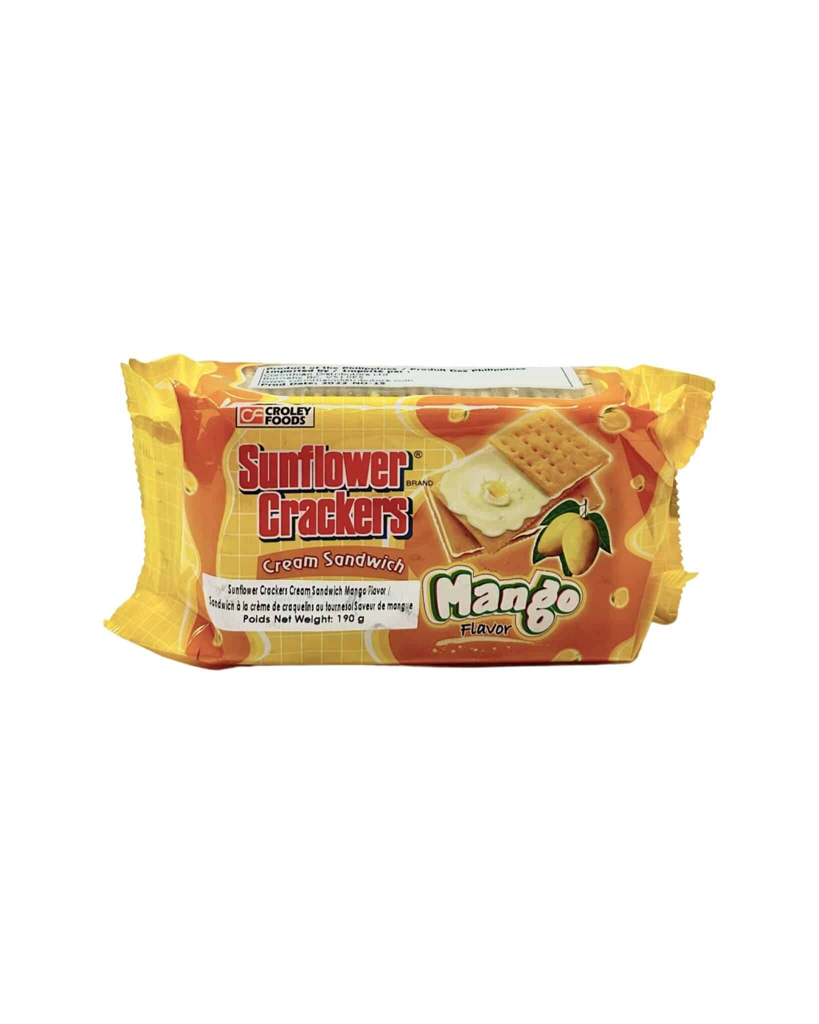 SUNFLOWER Crackers Mango Sandwich 42x190g | Corinthian Distributors