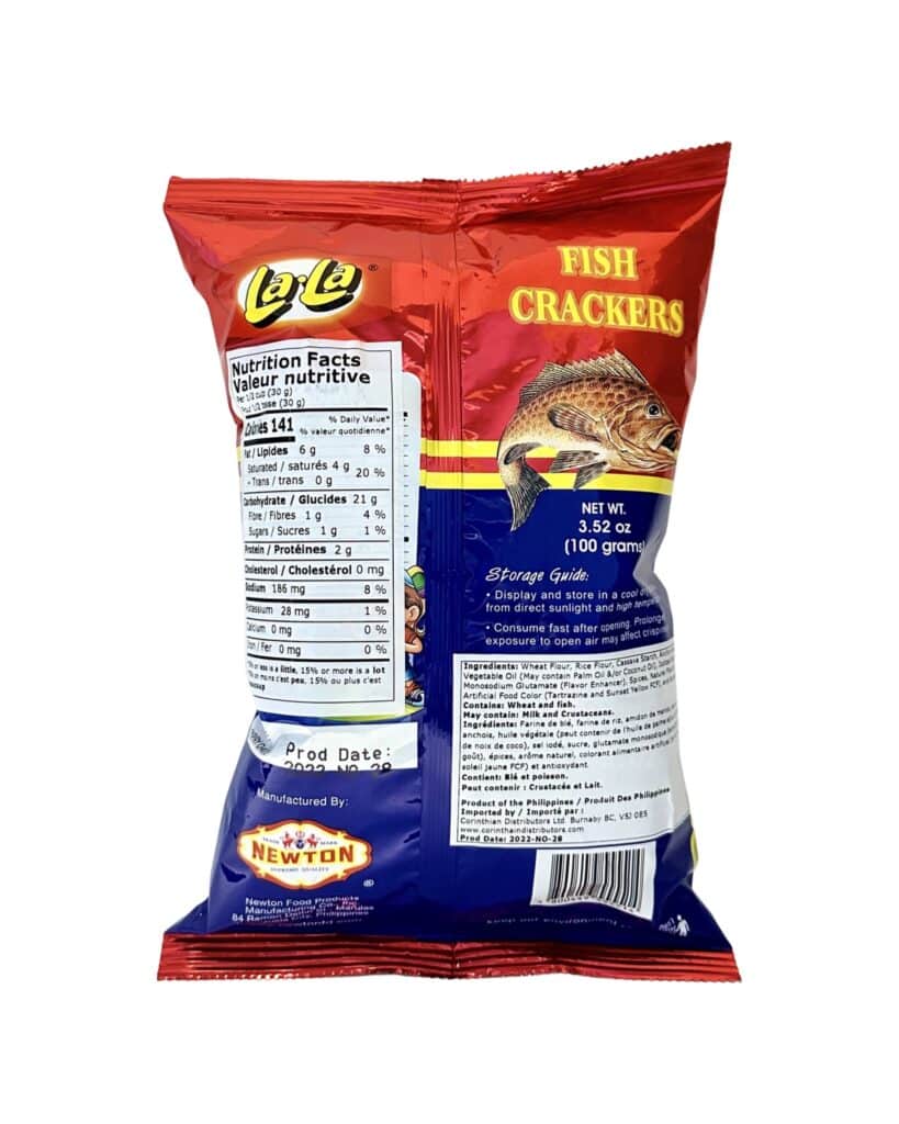 LALA Fish Crackers Original 24x100g | Corinthian Distributors