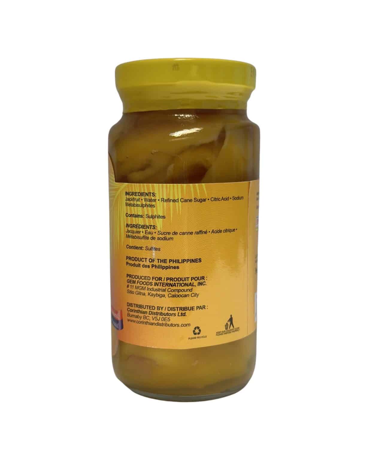 JONAS Sweet Jackfruit (Langka) in Syrup | Corinthian Distributors