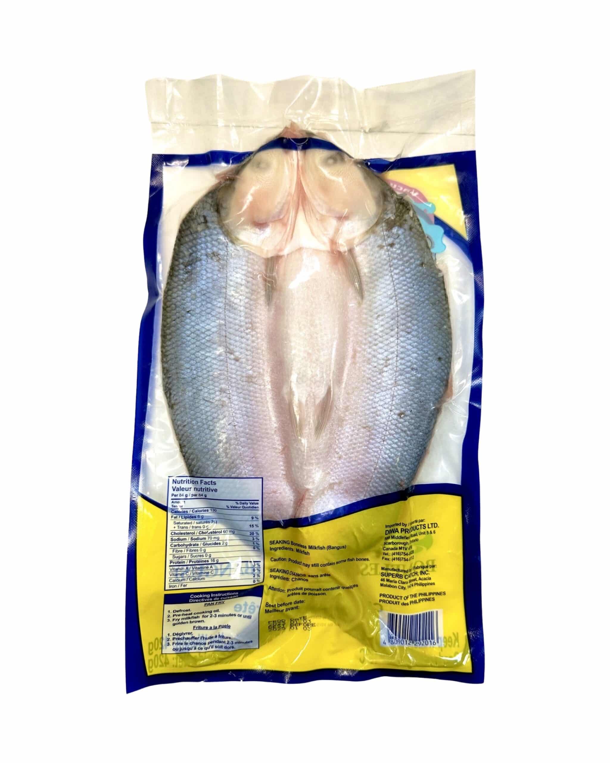 SEAKING Milkfish Large Boneless Unseasoned 1'S 25x420g | Corinthian ...