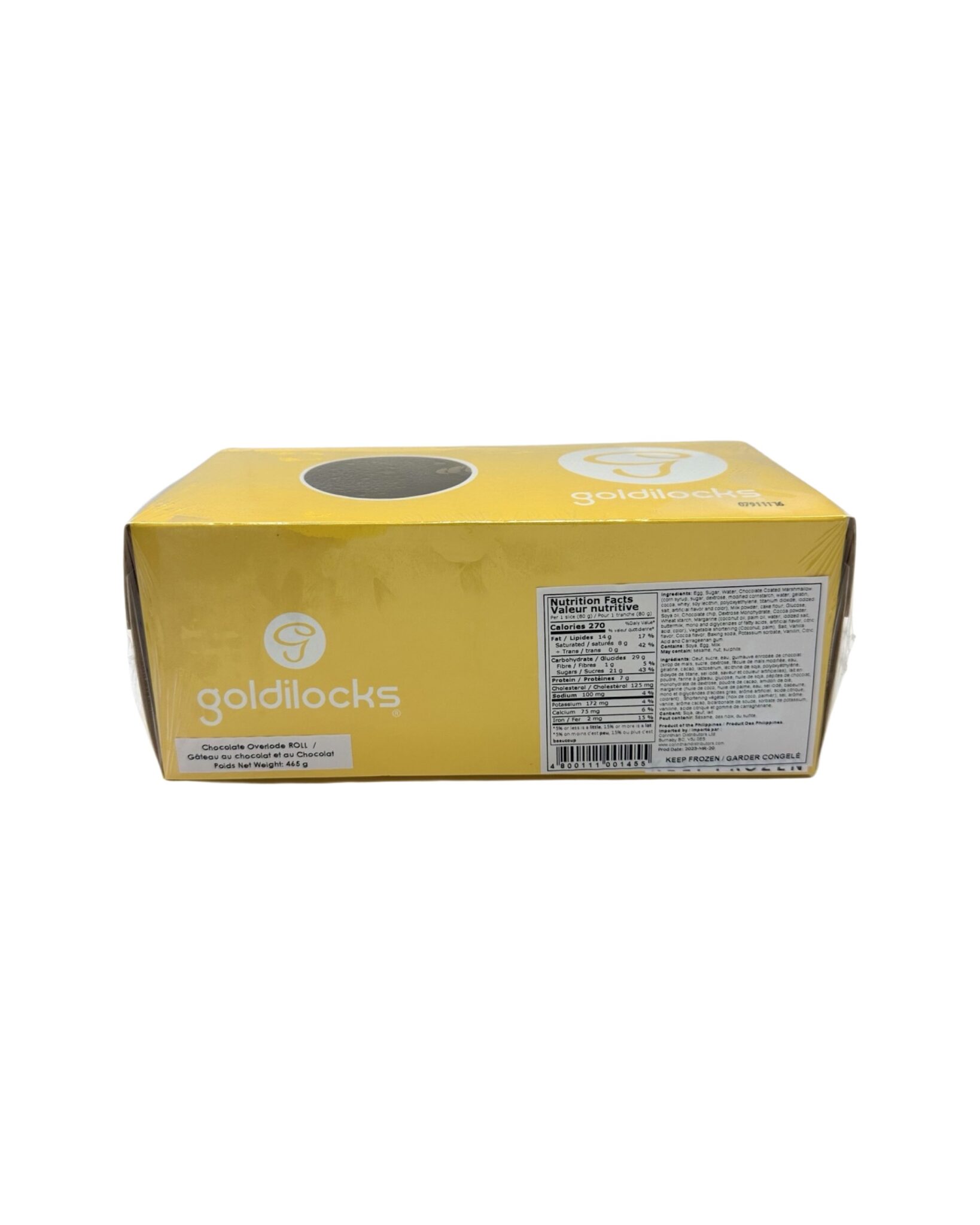 GOLDILOCKS Half Chocolate Roll | Corinthian Distributors