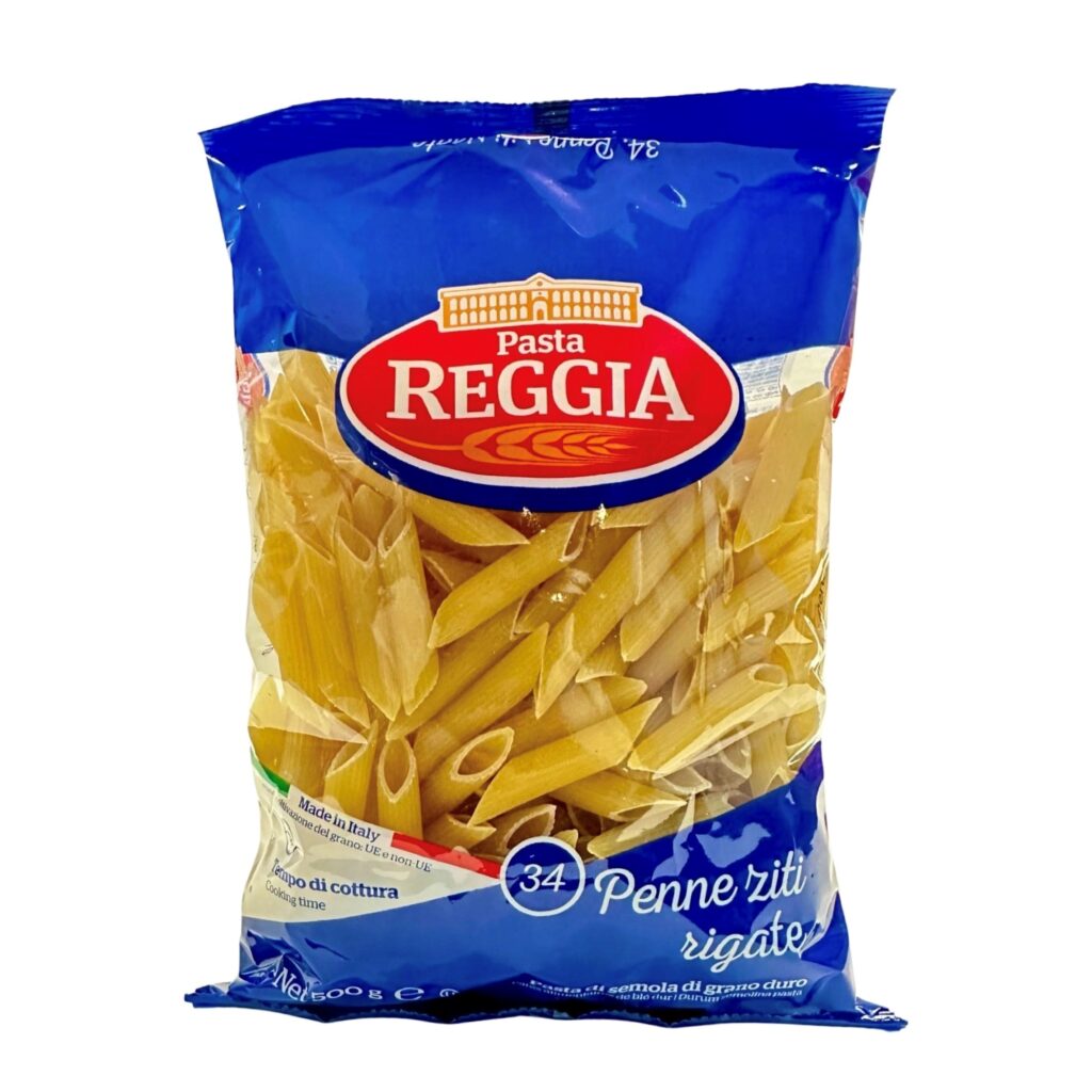 REGGIA Pasta Penne Ziti Rigate 24x500g | Corinthian Distributors