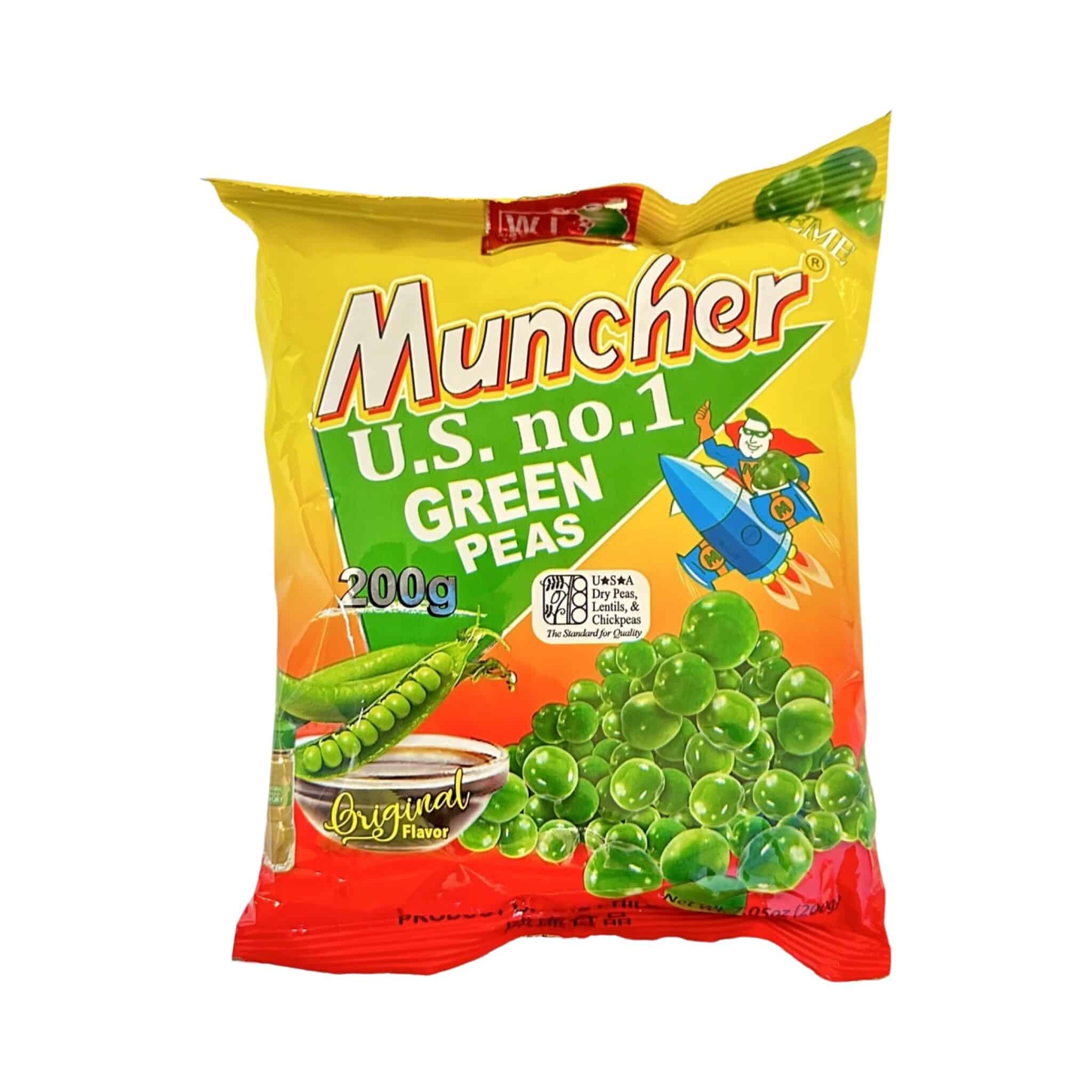 MUNCHER Original Flavor Green Peas 50x200g | Corinthian Distributors
