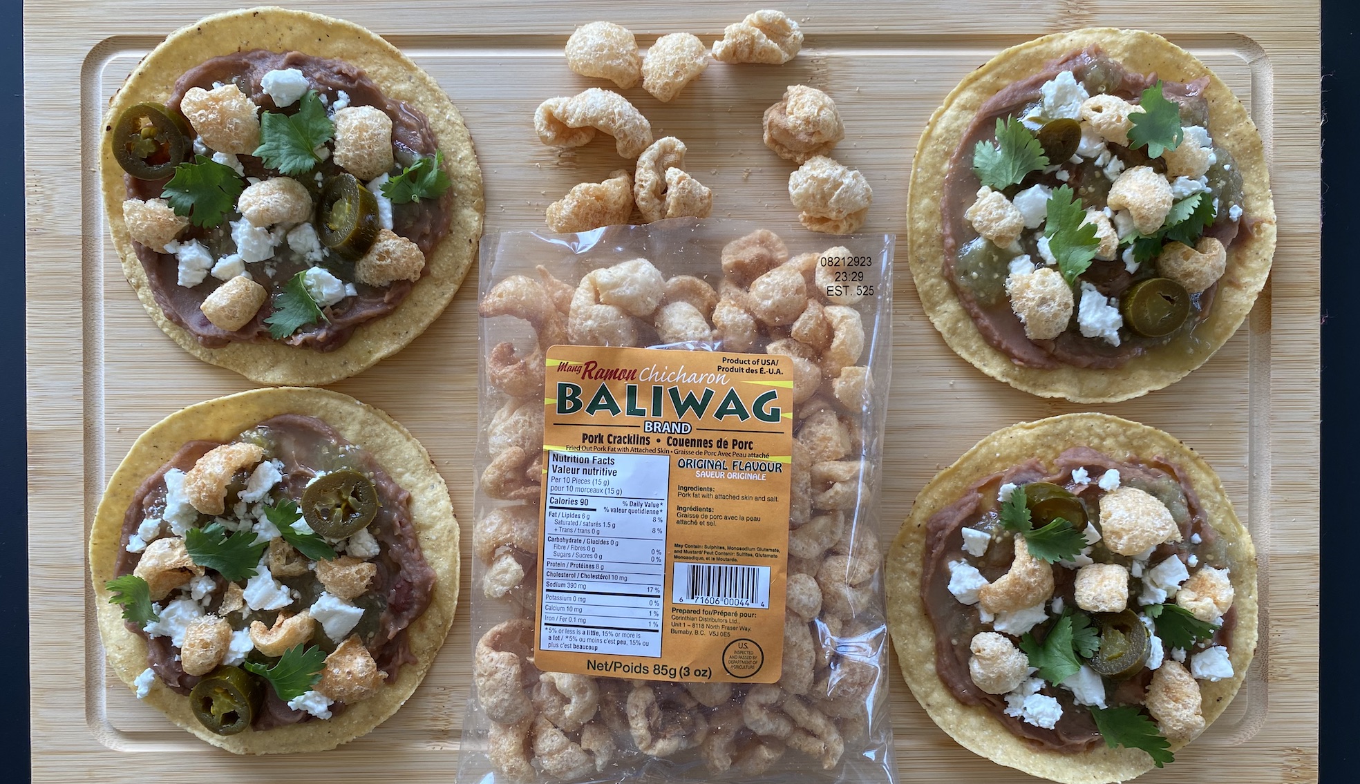 Enjoy Savoury Tostadas with Baliwag Pork Rinds | Corinthian Distributors