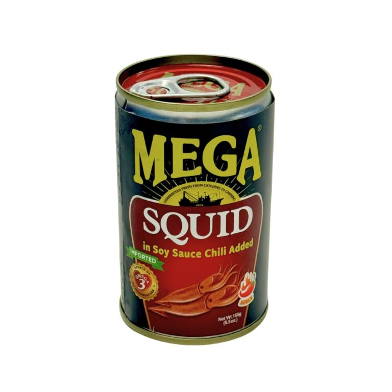 MEGA Squid in Soy Chili Regular 50x155g | Corinthian Distributors